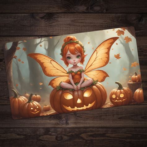 Pixie Pumpkin Playmat Inked Gaming