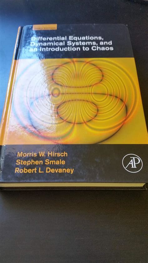 Differential Equations Dynamical Systems And An Introduction To Chaos Hirsch Morris W