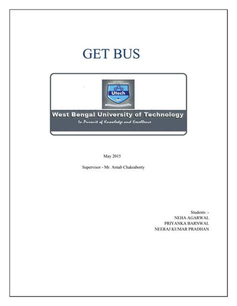 bus tracking application in android ppt