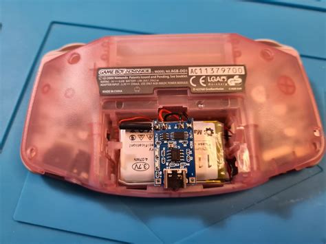 Gba Usb C Battery Mod Cheap Diy Rechargeable Gba Battery