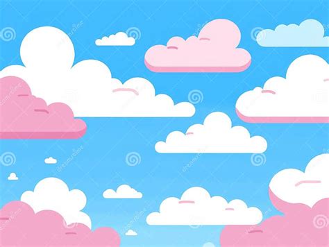 The Soft Pastel Clouds In The Sky Create A Serene And Uplifting