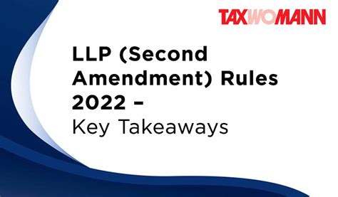 LLP Second Amendment Rules Key Takeaways