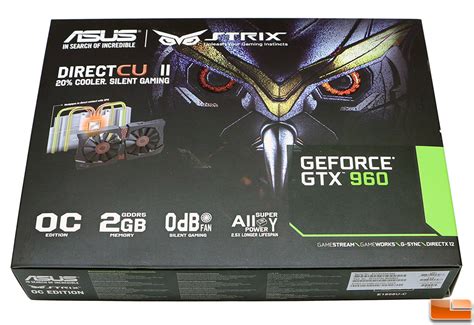 Asus Strix Gtx 960 Video Card Review Nvidia Geforce Gtx 960 Arrives