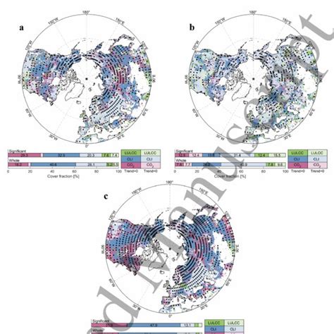 Trend In Vegetation Seasonality Index Anomalies A C Spatial Pattern Download Scientific