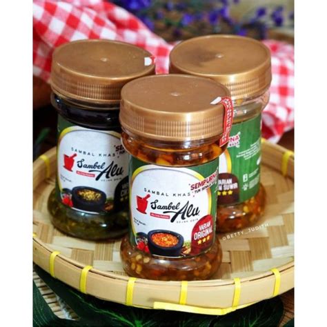 Jual Stiker Label Sambal Cumi Sticker Sambal Botol Label Toples Botol