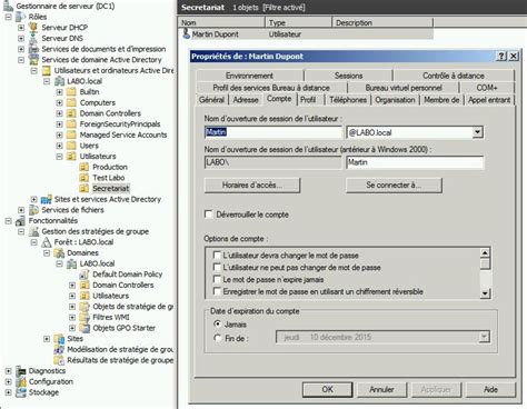 Créer Et Configurer Des Utilisateurs Avec Profils Itinerants Dans