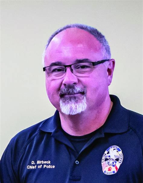 Check In With Chief Dan Birbeck Friday Briefing Olney Enterprise