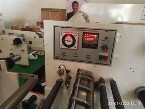 1 Hp Single Phase Barcode Label Slitting Machine 100 M Min At Rs 185000 In Ahmedabad