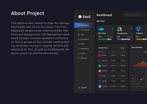 Saas File Management Application Design On Behance