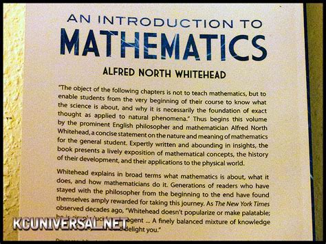 An Introduction To Mathematics By Alfred North Whitehead Reviews Books