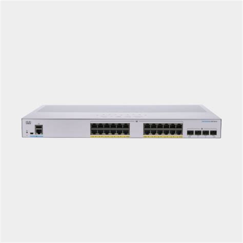 Cisco Business Cbs250 24pp 4g Smart Switch 24 Port Ge Partial Poe 4x1g