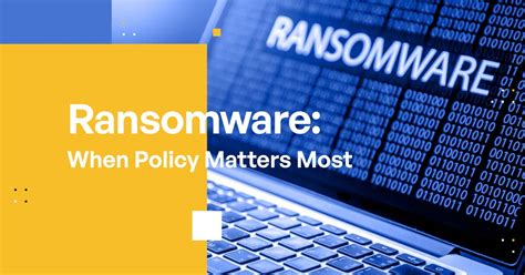 Ransomware Policy Ransomware Ransomware Security Policy Ransomware Risk