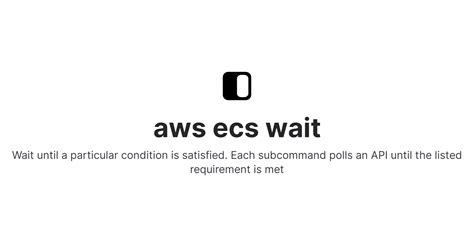 Aws Ecs Wait Fig