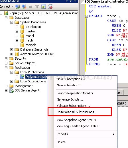 Sql Server 复制（replication） ——事务复制搭建 Zping 博客园