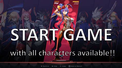 Blazblue Entropy Effect All Characters Unlocked By Emiliathesage On Deviantart