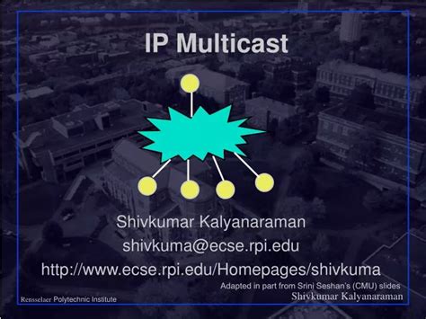 PPT IP Multicast PowerPoint Presentation Free Download ID 5777609