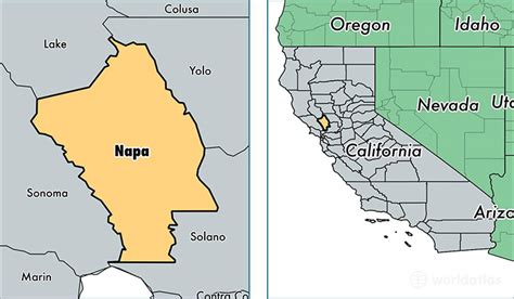 Napa California Map