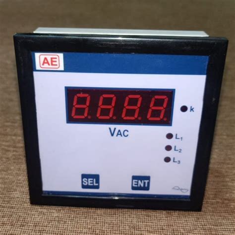 Ae Three Phase Digital Voltmeter For Control Panel Indication At