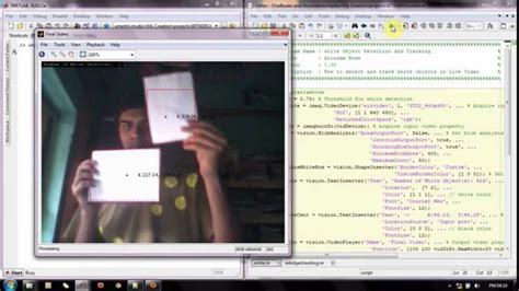white object detection and tracking in matlab youtube