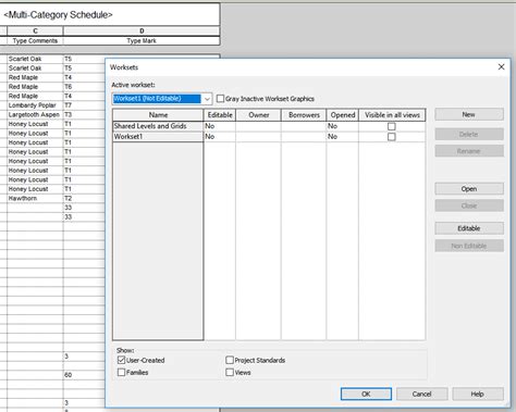 Two Secrets About Revit Schedules Closed Worksets And Highlight In