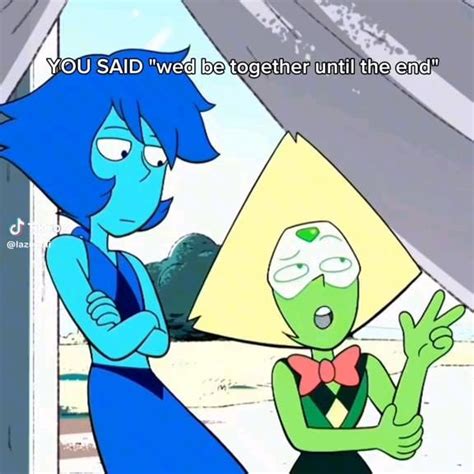 Lapidot Meme In 2024 Steven Universe Characters Lapis And Peridot Steven Universe