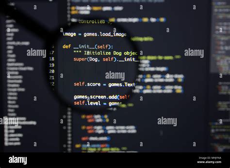 Real Python Code Developing Screen Programing Workflow Abstract Algorithm Concept Lines Of