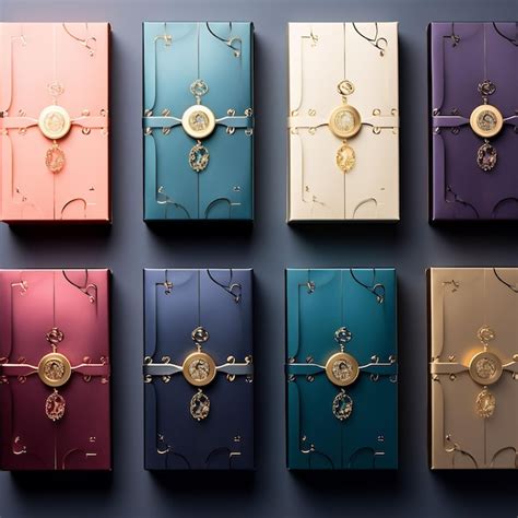 Premium Ai Image A Collection Of Colorful Boxes With The Number 6 On Them