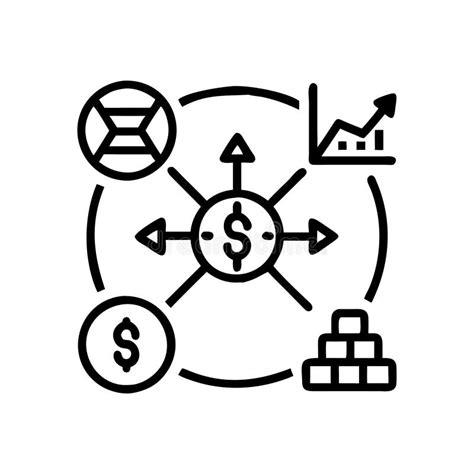 Asset Allocation Investment Or Risk Management Financial Planner Standing Vector Stock