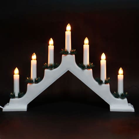 Dedeman Decoratiune Arc Cu 7 Becuri Hoff Alba Alimentare Priza