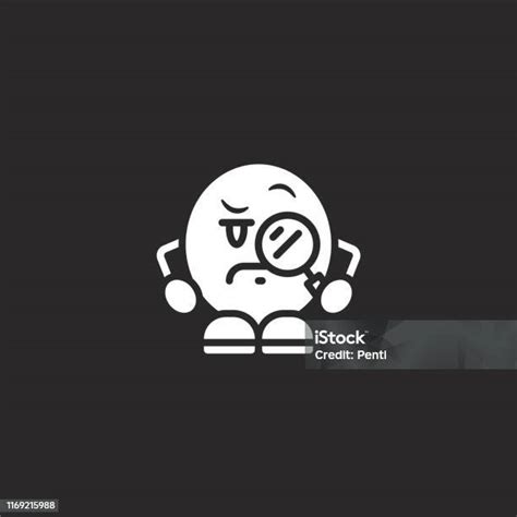 탐정 아이콘 웹 사이트 디자인 및 모바일 응용 프로그램 개발을위한 채워진 탐정 아이콘 검은 배경에 고립 된 채워진 이모티콘 사람들 컬렉션에서 형사 아이콘 감시에 대한 스톡
