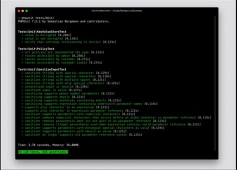 Phpunit Vs Artisan Test Print Style Laravel Framework Discussion