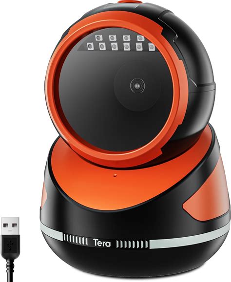 Tera Barcode Scanner Handsfree Omnidirectional Pro Version Desktop 1d 2d Qr Usb