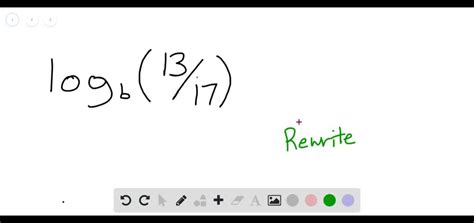 SOLVED For The Following Exercises Expand Each Logarithm As Much As Possible Rewrite Each