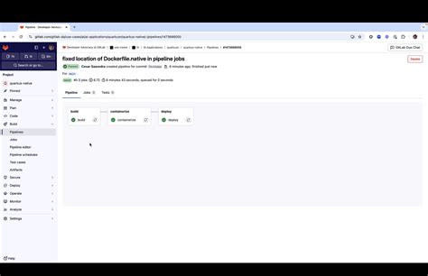 Use GitLab Duo To Build And Deploy A Simple Quarkus Native Project