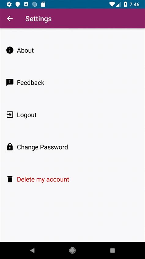 Add Click Effect To Each Option On Settings Screen Issue 127 Anitab Org Mentorship Android