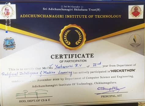 Yashaswini K V On Linkedin Hackathon Artificialintelligence Machinelearning Collaboration