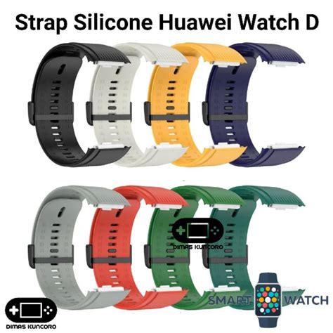 Jual Strap Silicone Huawei Watch D Silikon Tali Jam Smartwatch Rubber Karet Shopee Indonesia