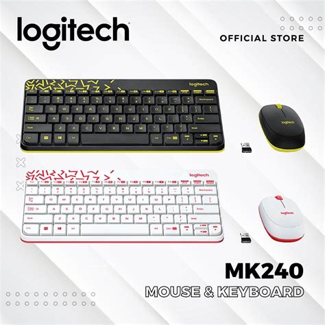 Jual Logitech Combo Mk240 Keyboard And Mouse Wireless Shopee Indonesia