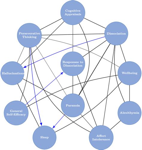 Mixed Graph Both Directed And Undirected Edges Showing Relationships