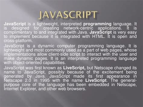 ppt javascript powerpoint presentation free download id 12913254