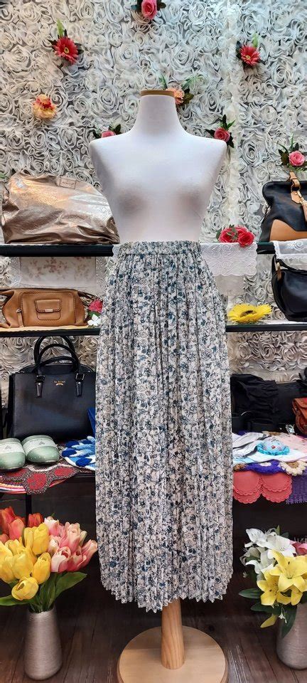 Gu 쉬폰 플리츠 맥시 롱스커트 세컨웨어