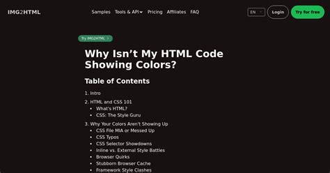 Image To Html Css Code Ai Converter Img2html