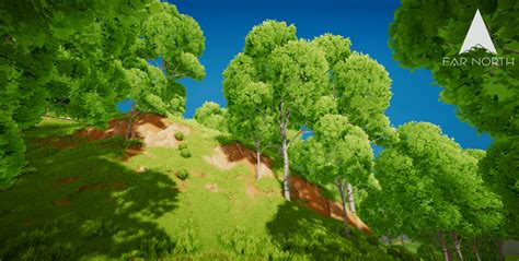 My Attempt At A Stylized Tree Shader Tried To Replicate A Few Images From Other Games And Im