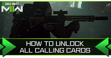 How To Unlock All Calling Cards Modern Warfare 2 Mw2 ｜game8