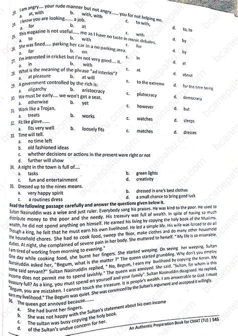 Bca Entrance Practice Old And Model Set Questions Bca Nepal