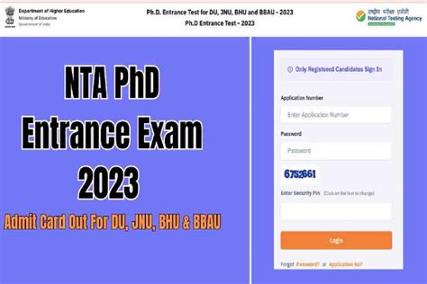 Nta Phd Entrance Test Admit Card 2023 जारी अभी करे डाउनलोड