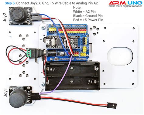 Arduino Joystick Servo Motor Robot Arm Control Tutorial