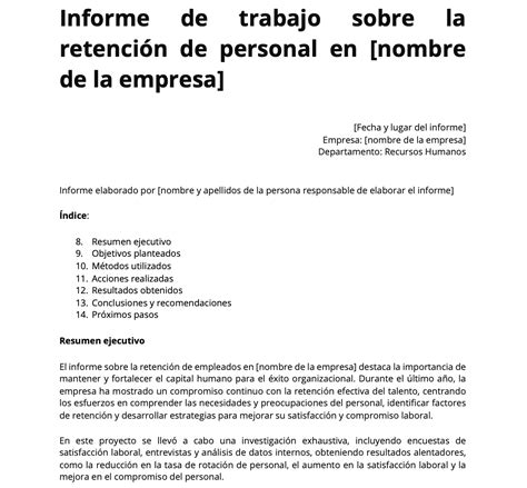 Formato Modelo De Informe De Trabajo Mensual Modelo De Informe Images