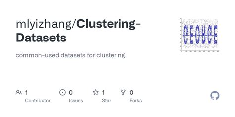 github mlyizhang clustering datasets common used datasets for clustering