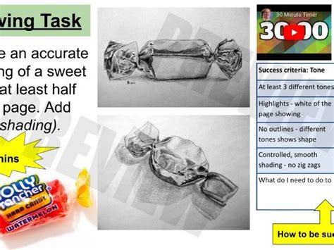 Observational Drawing Baseline Assessment Teaching Resources